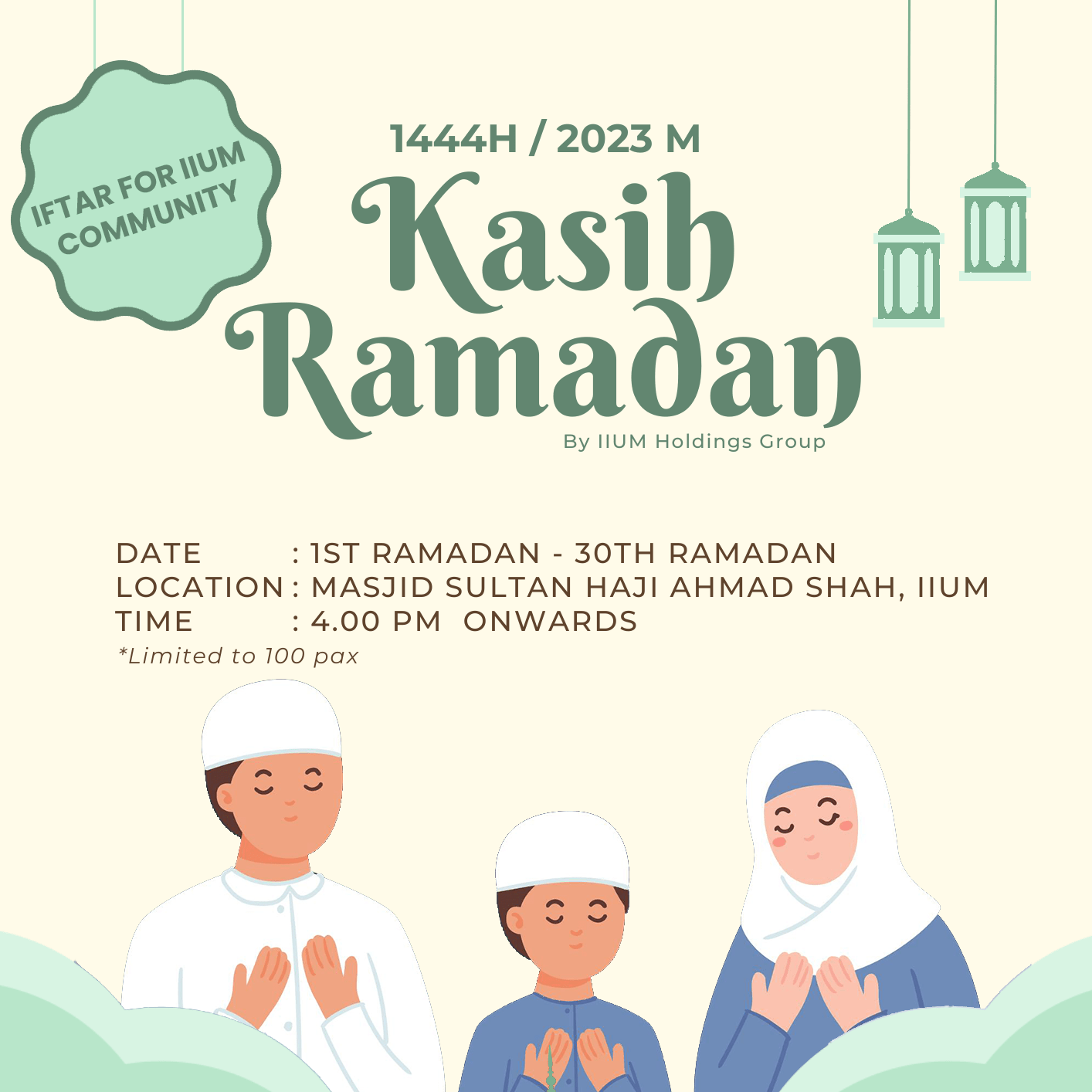 IIUM Holdings Hosted Kasih Ramadan Program to Provide Iftar Packs for ...