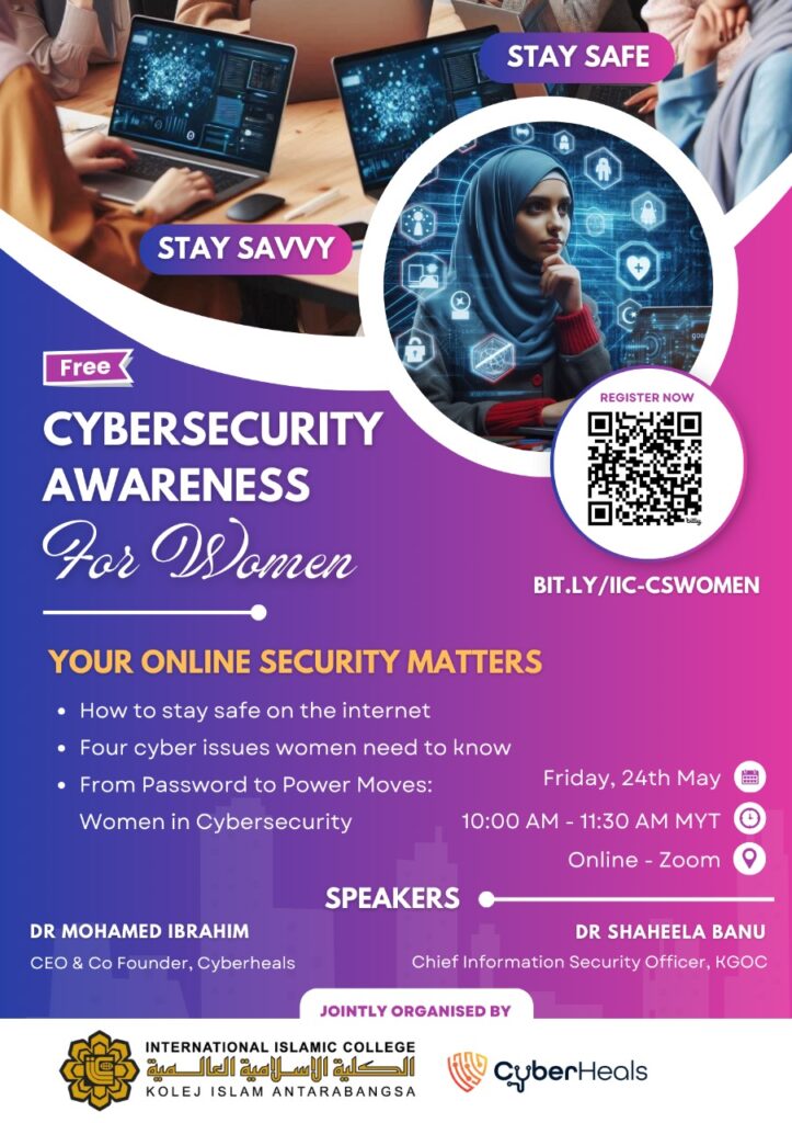 IIC Free Cybersecurity Awareness Program for Women - IIUM Holdings Sdn Bhd