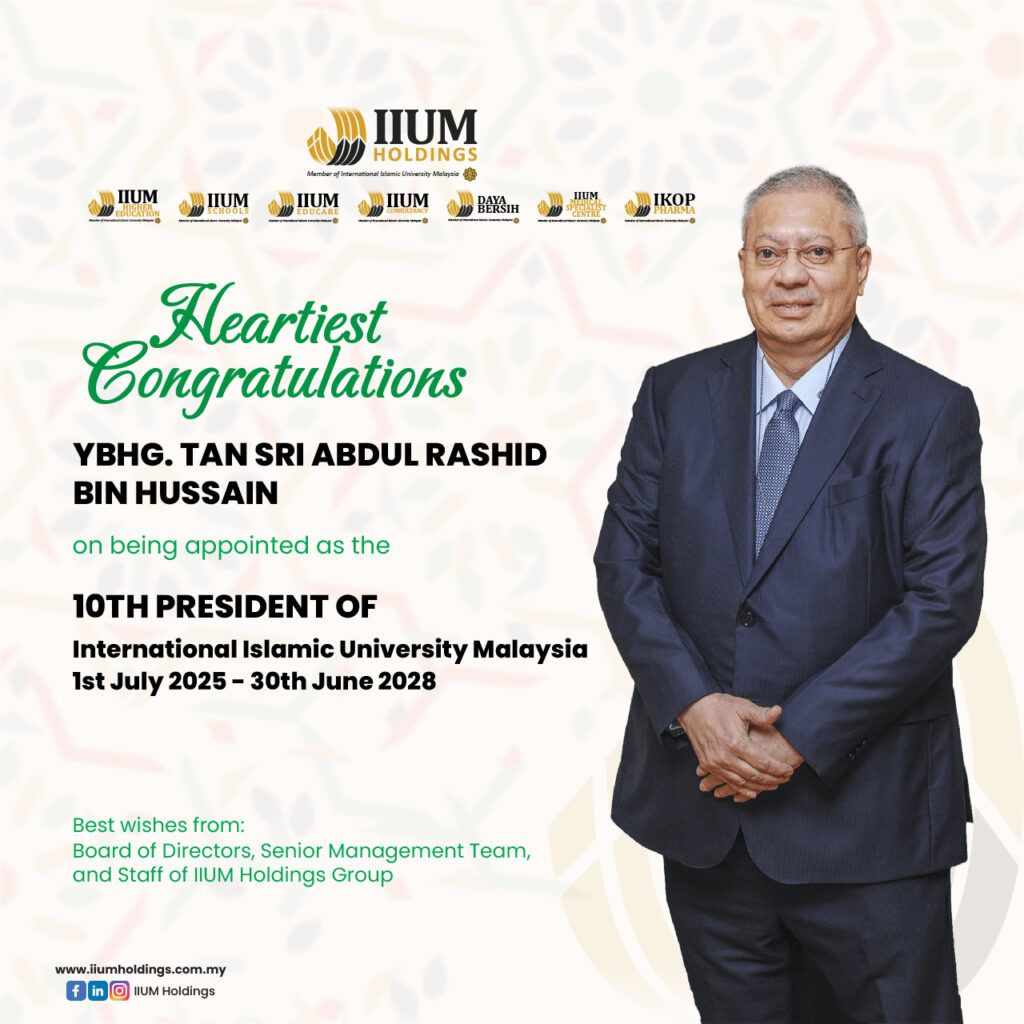 IIUM Holdings Group Congratulates Tan Sri Abdul Rashid Hussain on ...